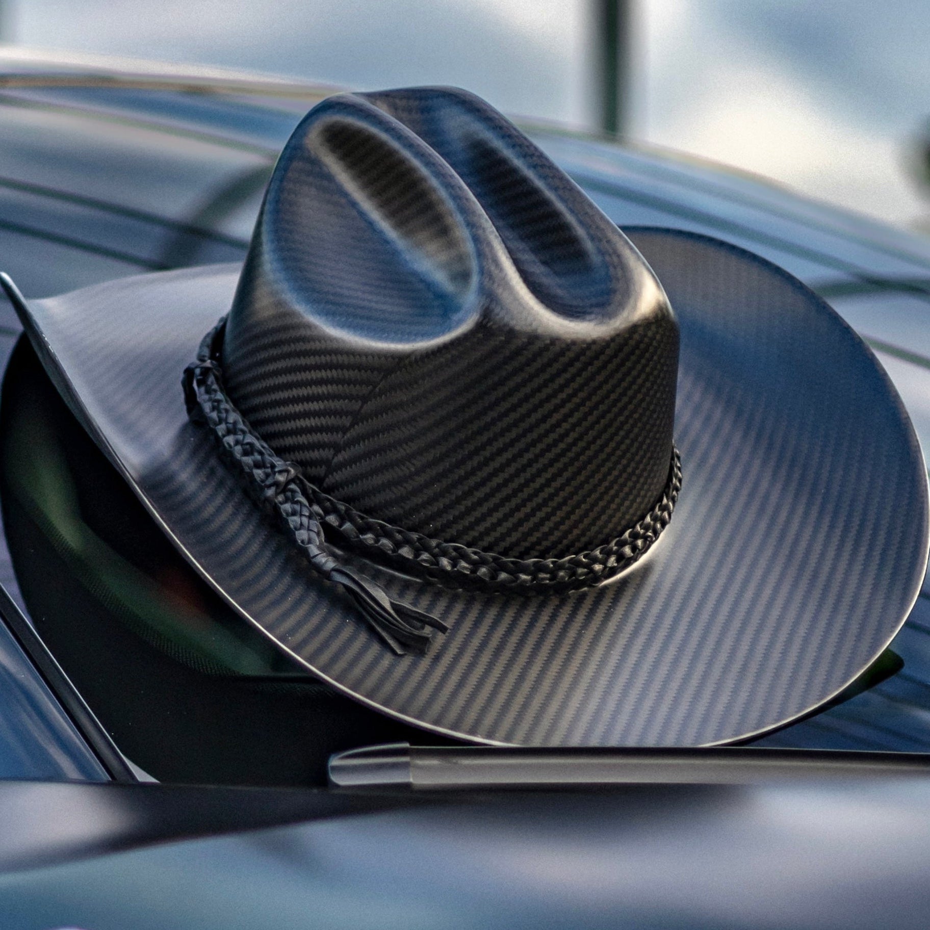 WHISTLINDIESEL x NELSON RACING DESIGN Hand Made Carbon Fiber Cowboy Ha ...